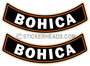 BOHICA ( 2 stickers) Helmet - Bike Biker Motorcycle Sticker ...