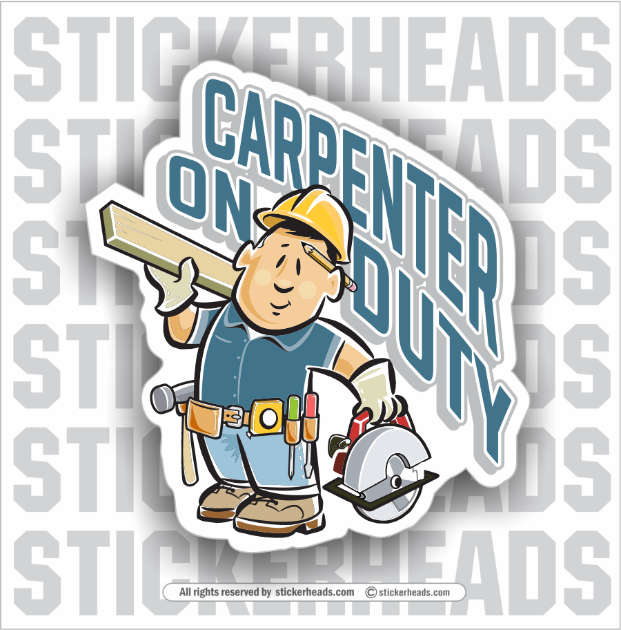 Born With it Baby Hammer - Carpenter Sticker – Stickerheads Stickers
