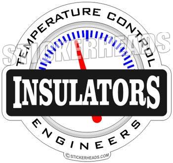 Temperature Control Engineers - Insulators Insulator Sticker ...