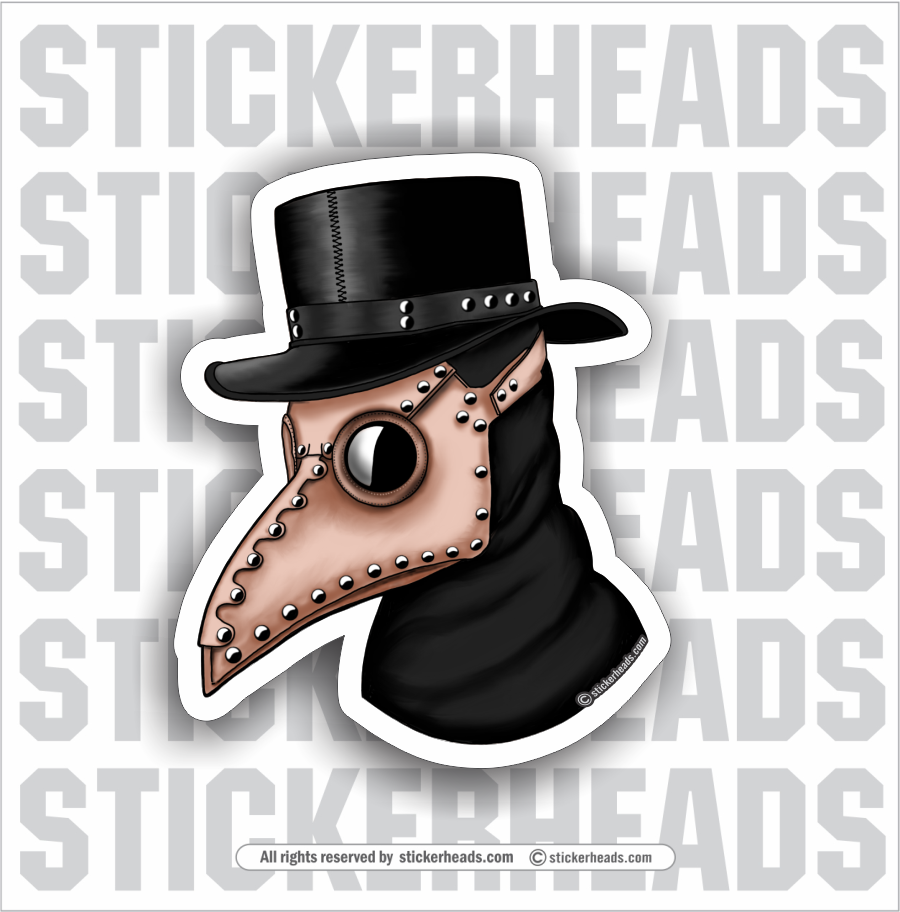 Plague Doctor - Coronavirus Covid-19 Pandemic Funny Sticker ...