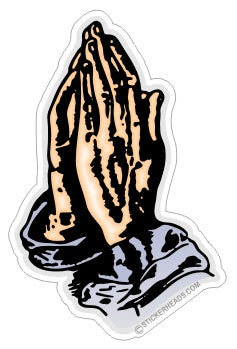 Praying Hands - Religious Sticker – Stickerheads Stickers