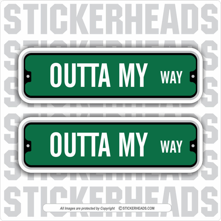 Green Street Signs - Add Custom Text Message - Make Your Own Sticker ...